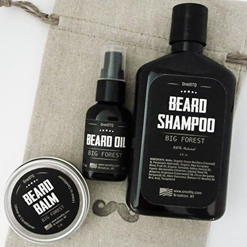 Amazon.com : Big Forest Beard Growth Kit: Beard Shampoo, Beard Oil ...