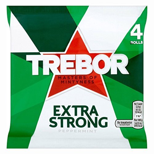 Trebor Extra Strong Peppermint 4 X Rolls 165G : Amazon.in: Grocery ...