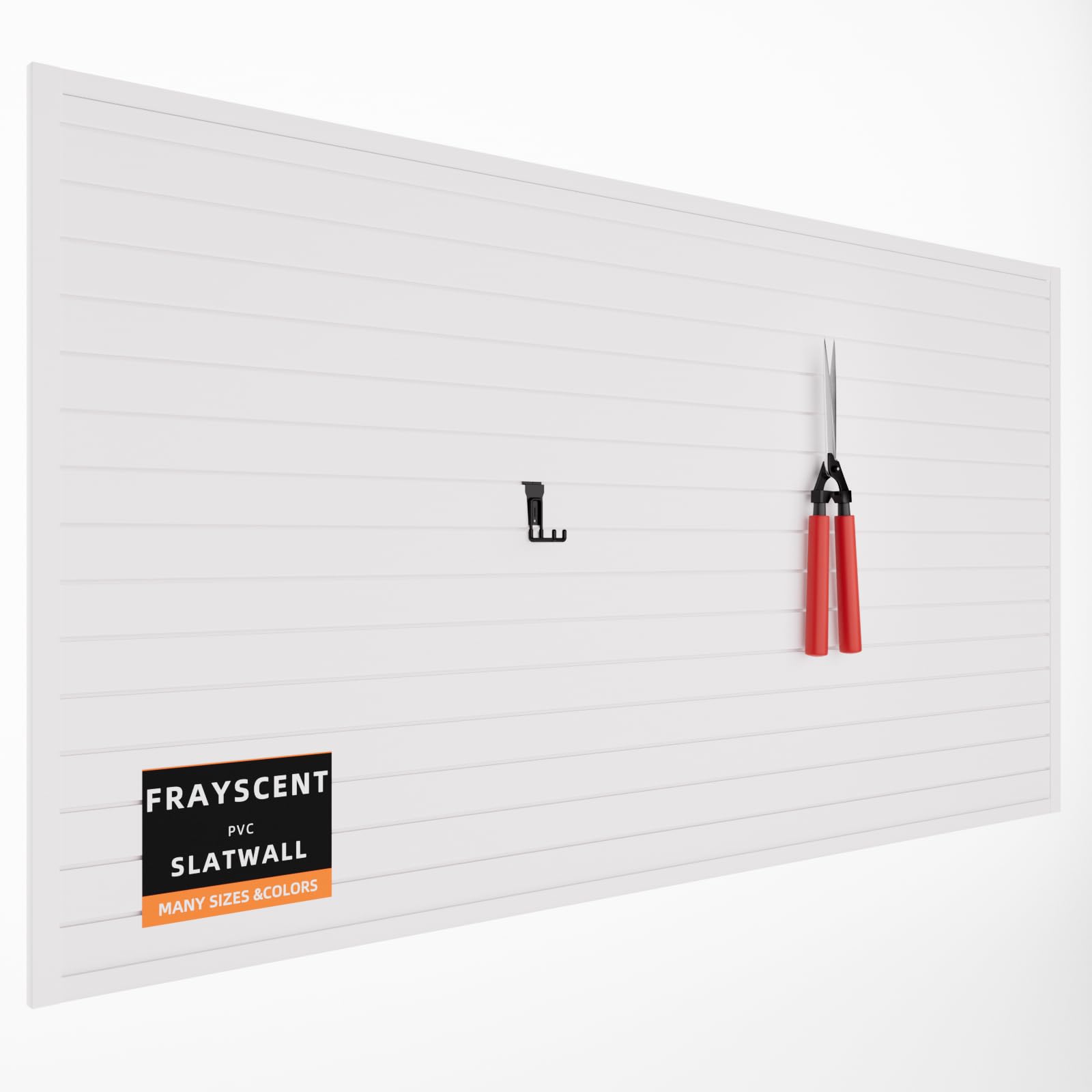 Slatwall Panel Garage Wall Organizer Heavy Duty Wall Mounted Waterproof ...