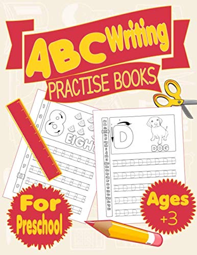 Abc Writing Practice Books For Preschool Trace Letters And Numbers ...