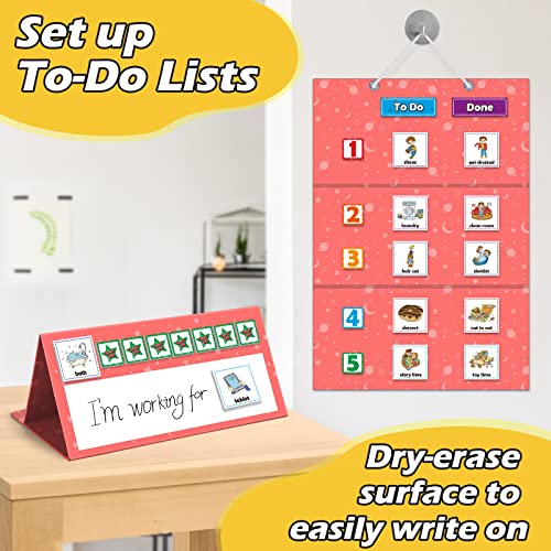 Snapklik.com : Visual Schedule For Kid Chore Chart,Magnetic Morning ...