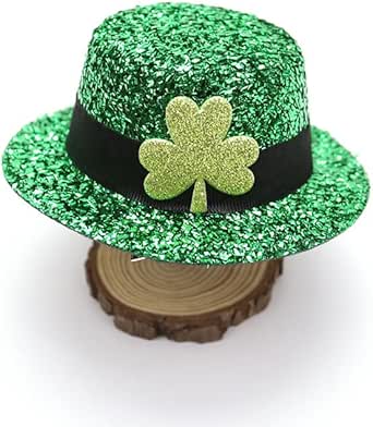 Amazon.com: Wgudzpj Mini Leprechaun Hats Party Hat with Buckle Green ...