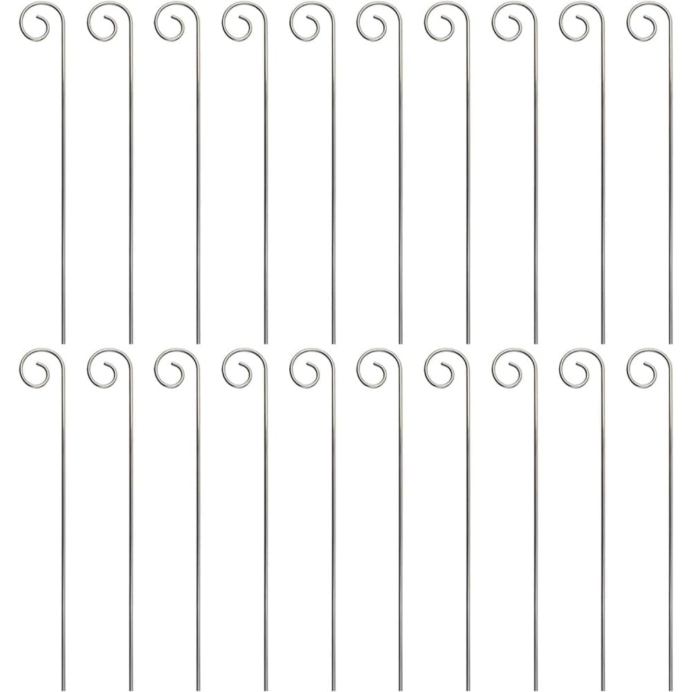 Amazon.com: 20Pcs Stainless Steel Plant Label Hooks Garden Markers ...