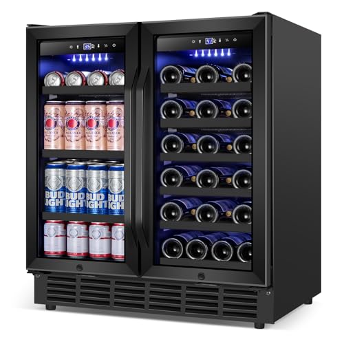 Amazon.com: Velieta 30 Inch Wine and Beverage Refrigerator, Upgraded 30 ...