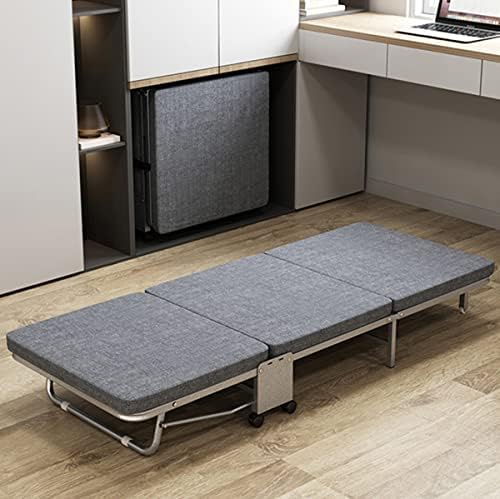 Amazon.co.jp: Folding Bed, Compact, Single, Cot, Folding Bed, With ...
