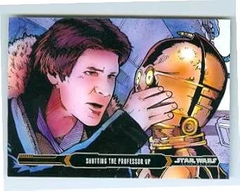 Han Solo Shuts Up C3P0 trading card Star Wars Illustrated 2015 Topps ...