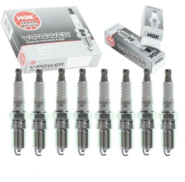 Amazon.com: 8 pc NGK V-Power Spark Plugs compatible with Ford F-250 ...