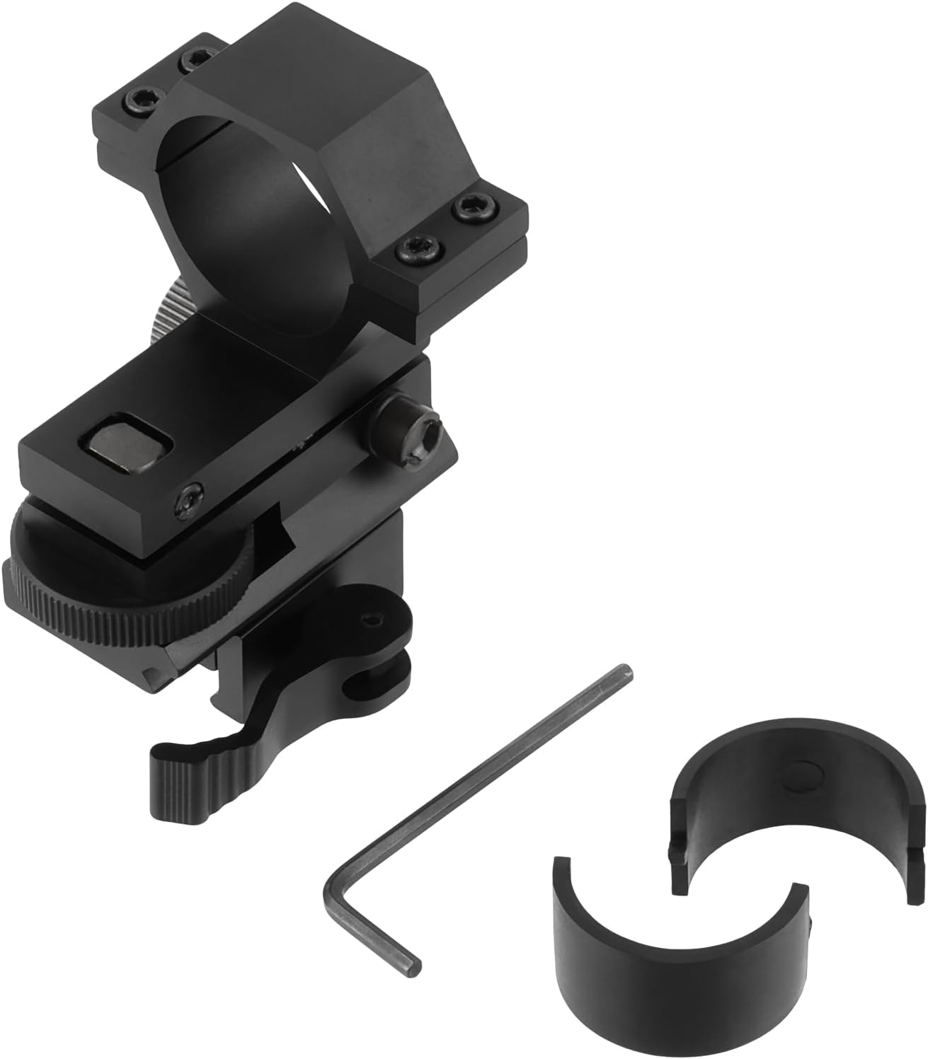 FOCUHUNTER Flashlight Mounting Ring, Windage & Elevation Adjustable ...