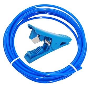PTFE Teflon tubing, CESFONJER Blue PTFE Tube + Teflon tube cutter for 1 ...