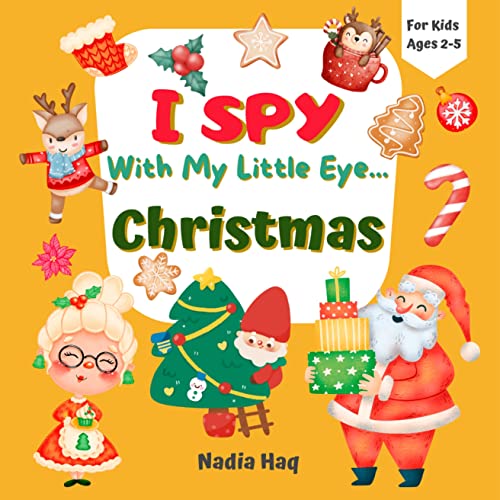 I Spy With My Little Eye Christmas: Find And Count All Holiday Related ...
