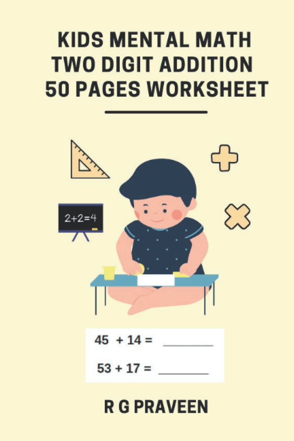 Buy Mental Maths Two Digit Addition 50 Pages Practice Worksheet ...