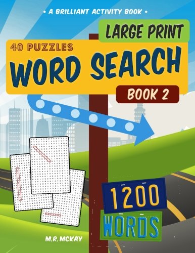 Large Print Word Search Puzzles: Book 2: McKay, M. R.: 9781944633226 ...