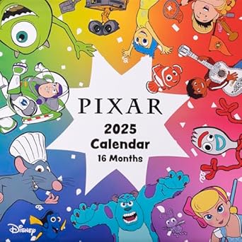 Disney Pixar (Collection) 2025 Square Calendar : Amazon.fr: Livres