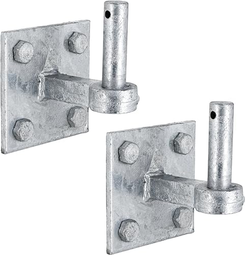 IRONTITE® 2 Pack Heavy Duty Galvanised Gate Hinges, 19mm Pin, 100mm (4 ...