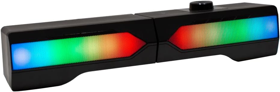 RED5 Bluetooth Light Up Sound Bar Detachable RGB LED USB Colour ...