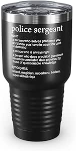 Amazon.com: Police Sergeant Profession Meaning Funny Gift Mug Police Sergeant Definition Coffee ...
