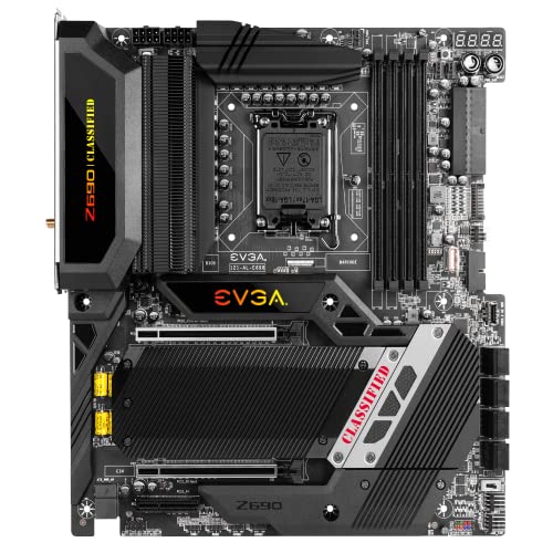 EVGA Z690 CLASSIFIED EATX LGA1700 Motherboard (121-AL-E698-KR ...