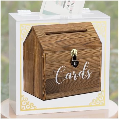 Amazon.com: Yamahiko Card Box Wedding Card Box for Recption, Large ...