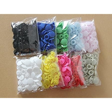 Amazon.com: 100 Sets KAM Extra Long Prong Plastic Snaps, BetterJonny ...
