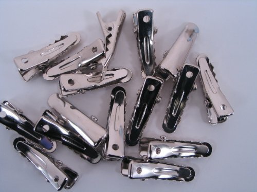 25mm (1 Inch) Single Prong Alligator Pinch Clip With Teeth 24 Pieces ...