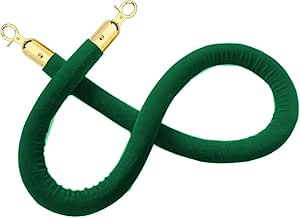 Amazon.co.jp: Green Velvet Cue Divider Crowd Control Station Barrier ...