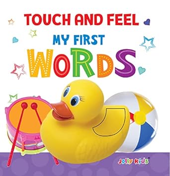 Jolly Kids Touch and Feel Book: My First Words| Picture Book for Kids ...
