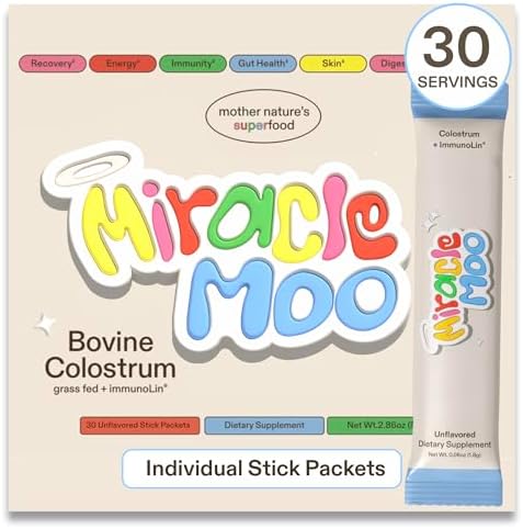 Amazon.com: Bloom Nutrition Bovine Colostrum Powder for Gut Health, Immune Support, Hair Growth ...