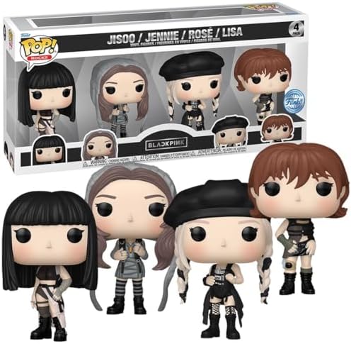 Amazon.com: Funko Pop! Rocks: Blackpink - Born Pink World Tour 4-Pack ...