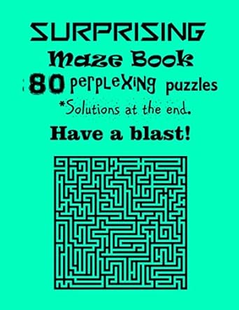 Surprising Maze Book with 80 perplexing puzzles... by dePace'