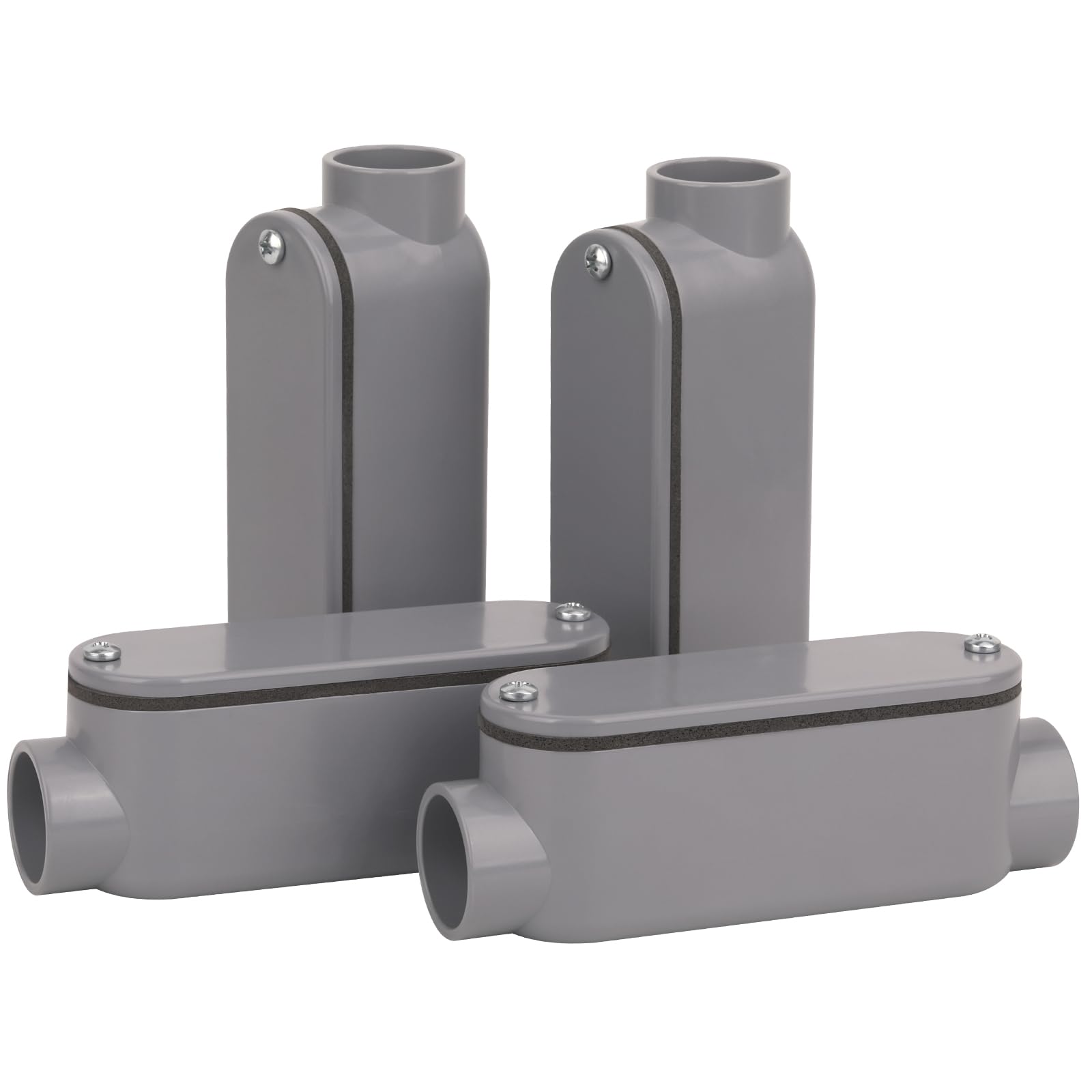 Snapklik.com : CKVIHAV 4Pack 3/4 Inch Rigid PVC Conduit Body Type C ...