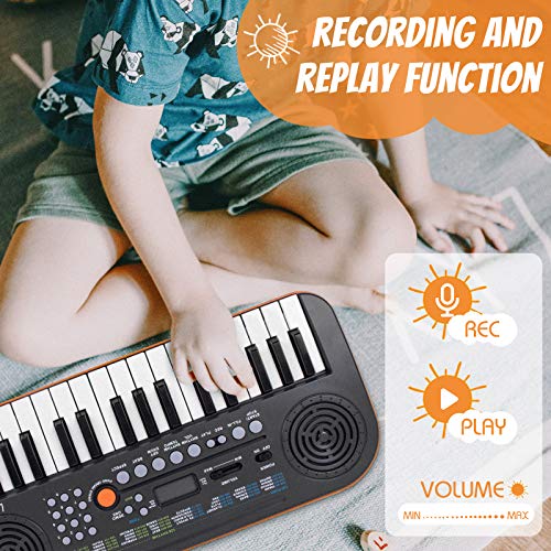 Snapklik.com : Kmise, Mini Piano 32 Key Small Portable Digital ...