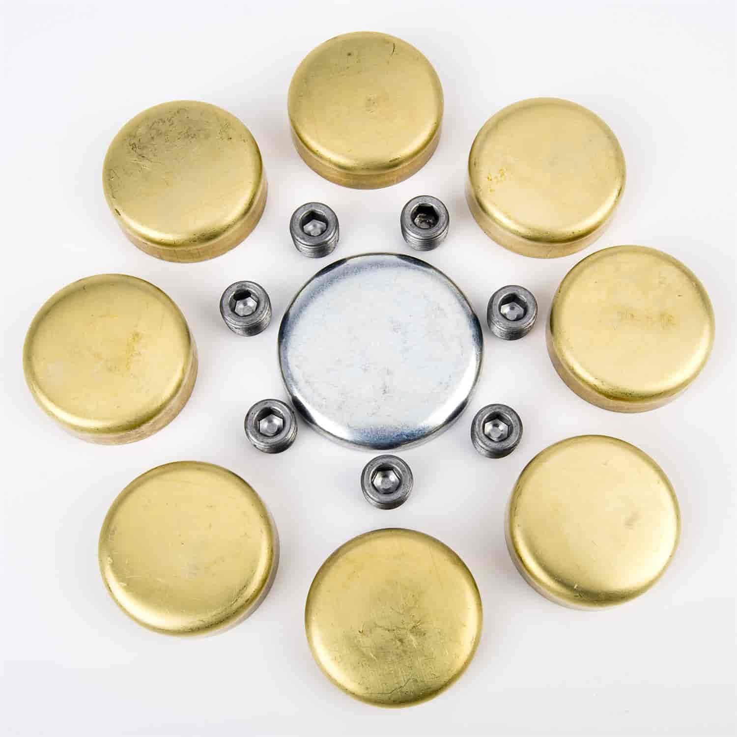 Amazon.com: JEGS Brass Freeze Plug Kit | Fits 1957-1997 Small Block ...