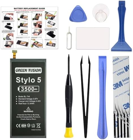 Amazon.com: GREEN FUSION Only for LG Stylo 6 Battery Replacement, with ...