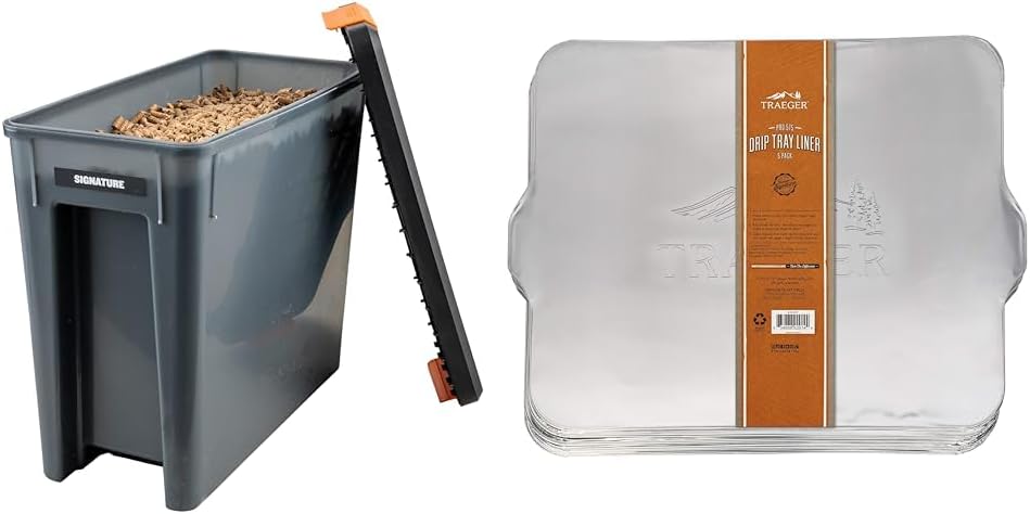 Amazon.com : Traeger Pellet Grills BAC637 Stay Dry Pellet Bin, Wood ...
