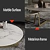 Amazon.com: Set of 2 Side Tables, Metal Frames, Round End Side Table ...