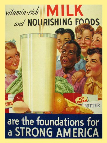 1950s Milk Ads