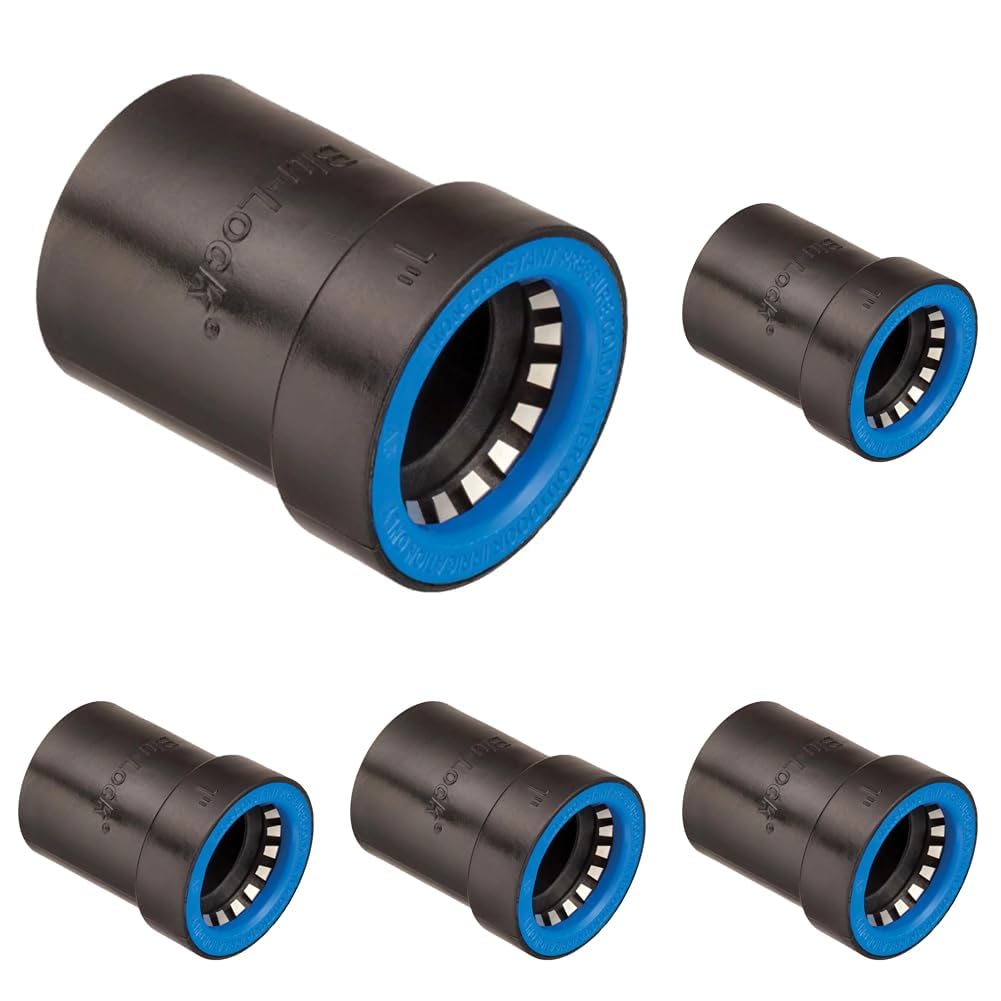 Amazon.com : Orbit 31689-1" Blu-Lock x 1" Slip Adapter (Pack of 5 ...