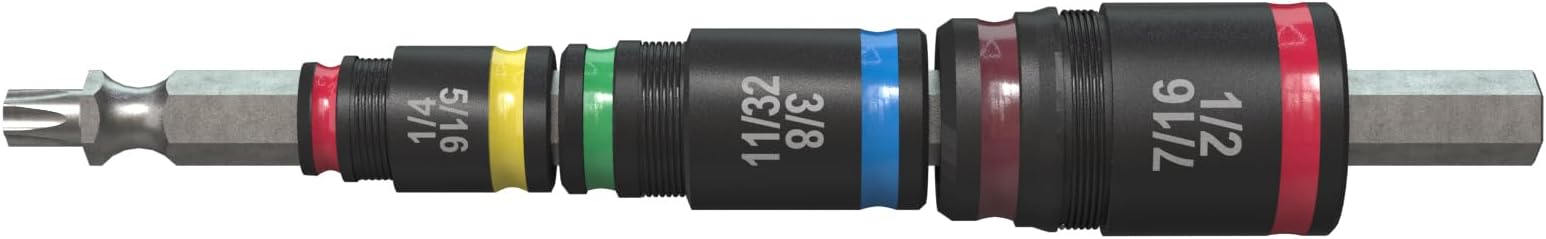 Malco 7-in-1 C-RHEX Flip Bit Socket Set with 3 cleanable, reversible ...