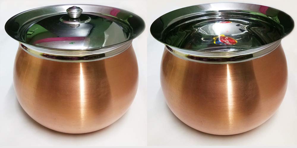 Buy Fence Stainless Steel Urli/Handi/Pot/Container/Bowl/Donga/Matka ...