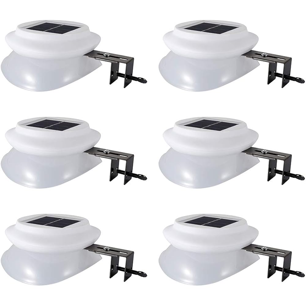 $9/mo - Finance iSunMoon 6 Pack Upgraded Version Gutter Solar Lights ...