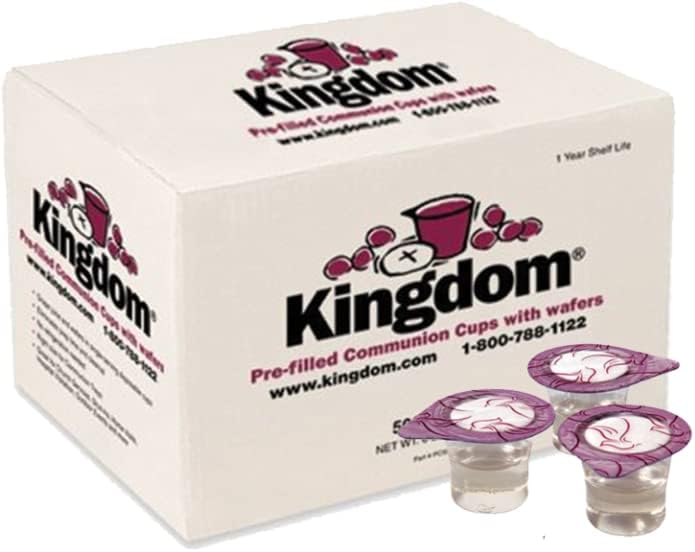 Amazon.com: Kingdom Prefilled Communion Cup with Wafers(500ct-white ...