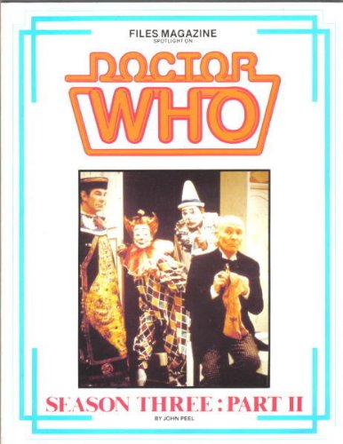 Files Magazine Spotlight on Doctor Who (Season Three: Part II): John ...