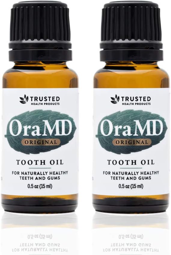 Amazon.com : OraMD Original Strength Tooth Oil: All Natural Liquid ...