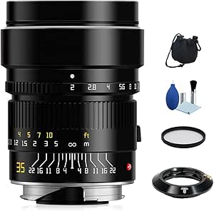 TTArtisan APO M35 mm F2 AA Full Frame Large ouverture manuelle Objectif ...
