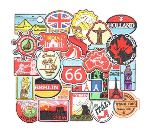 Best Travel Patches for Backpacks: Unique Iron-on Patches for Adventure ...