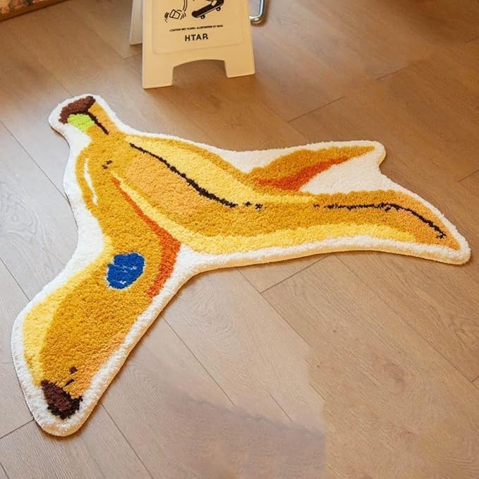 Amazon.com: Westaden Funny Banana Kid's Room Rug Cute 3D Non Slip ...