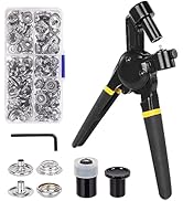 Amazon.com: Heavy Duty Snap Fastener Tool, Upgraded Version Snap Button ...