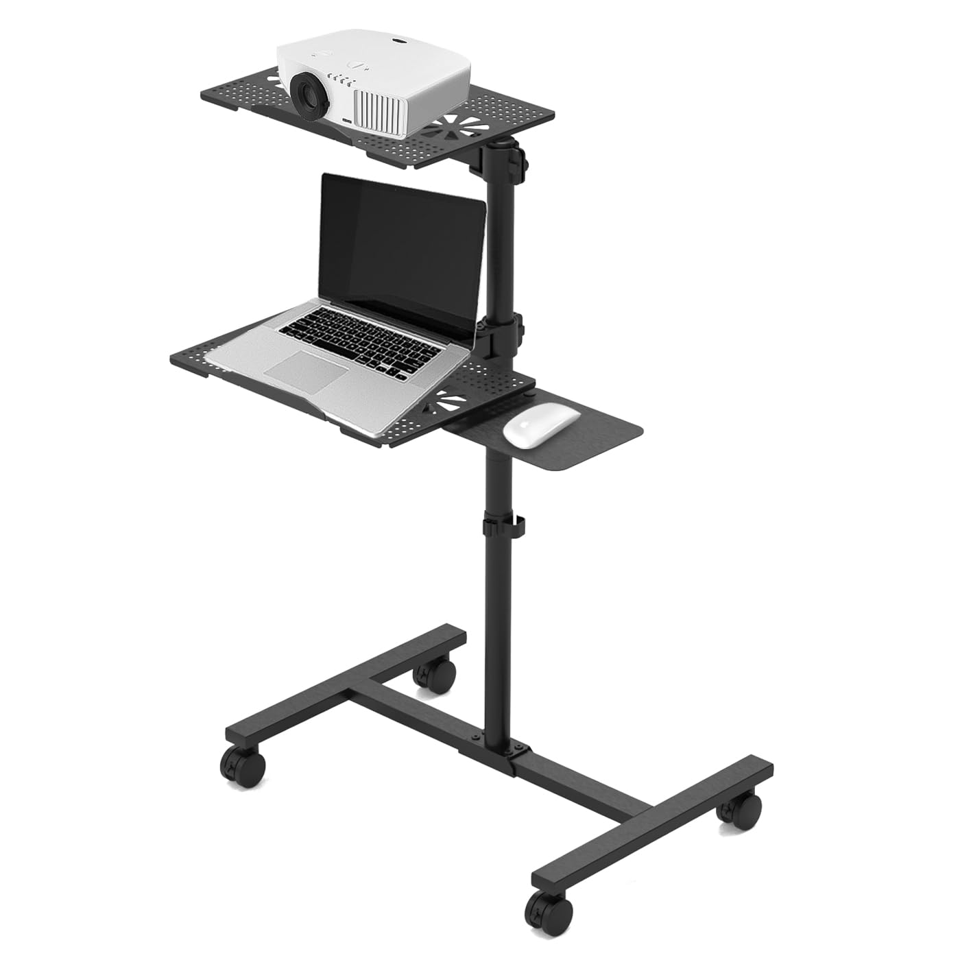 Potable Laptop Rolling Desk Mobile Laptop Cart | Best Laptop Stand For