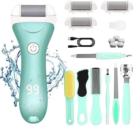 Amazon.com : 18 in 1 Foot File Pedicure Kit Tools Electric Callus ...