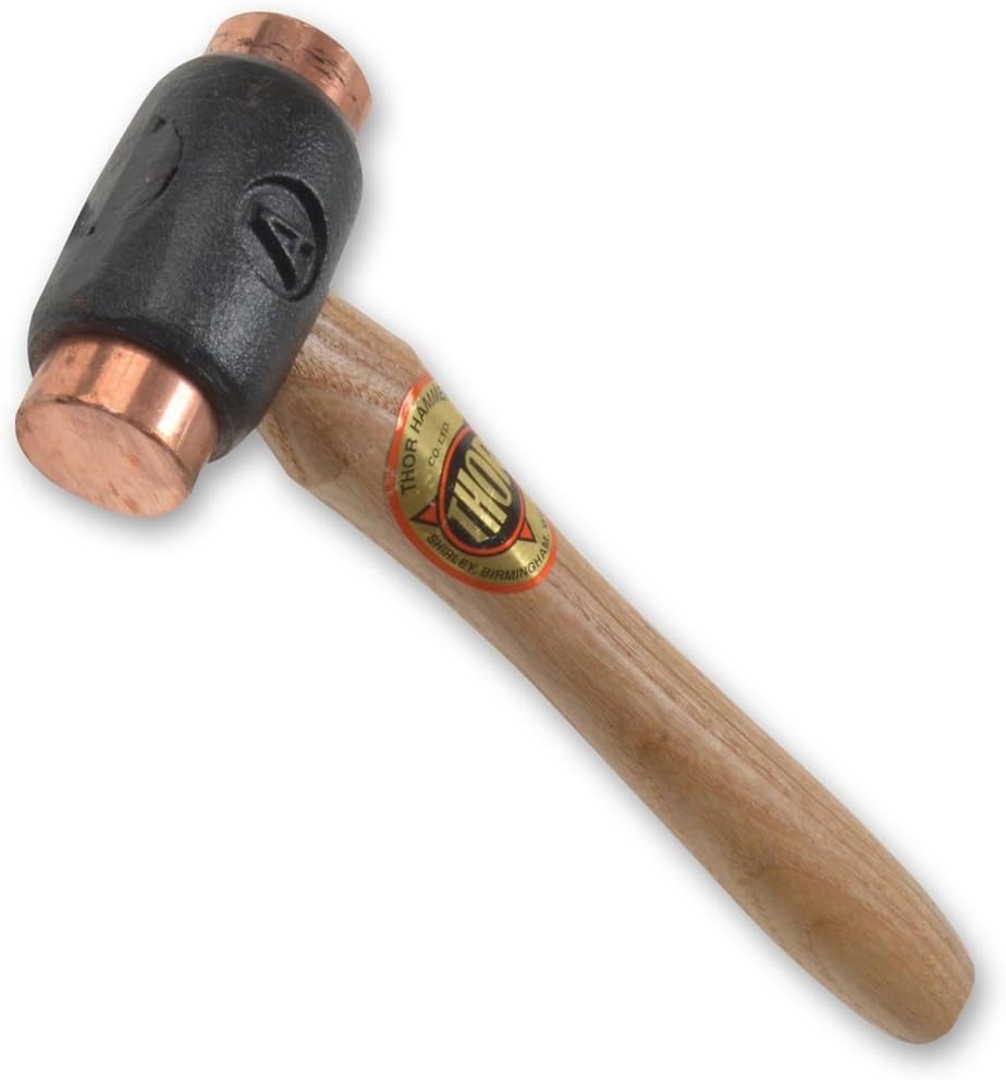 Thor 208 Copper, Rawhide Double sided Hammer, Size A, (Brown, Black ...
